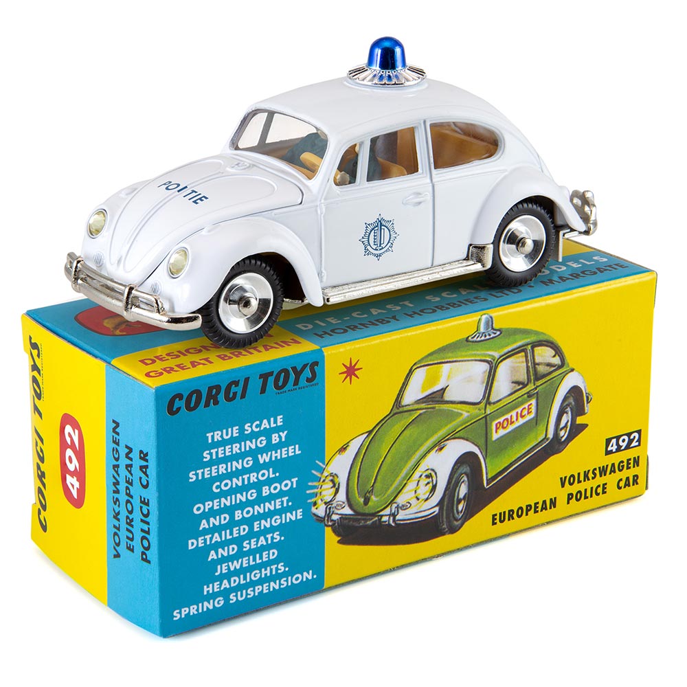 492 - Volkswagen European Police Car Dutch Edition – Corgi Model Club