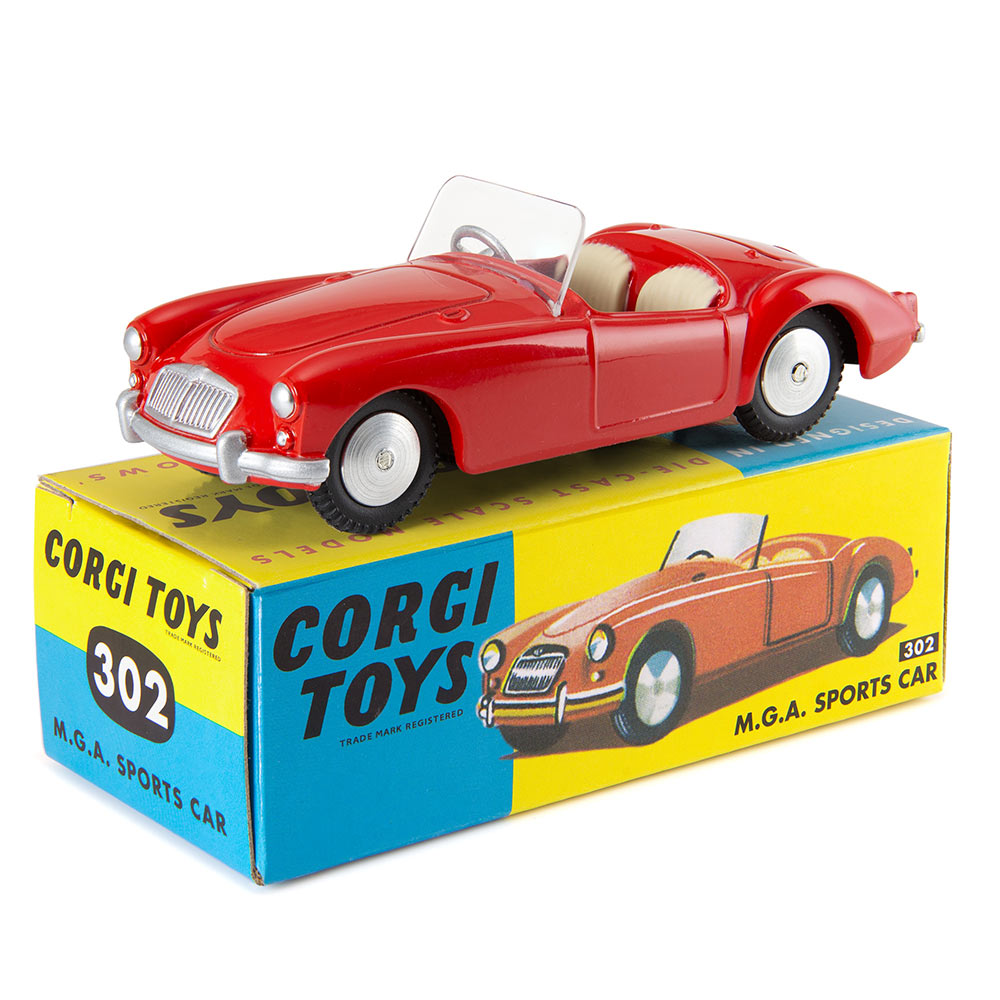 302 - MGA Sports Car – Corgi Model Club